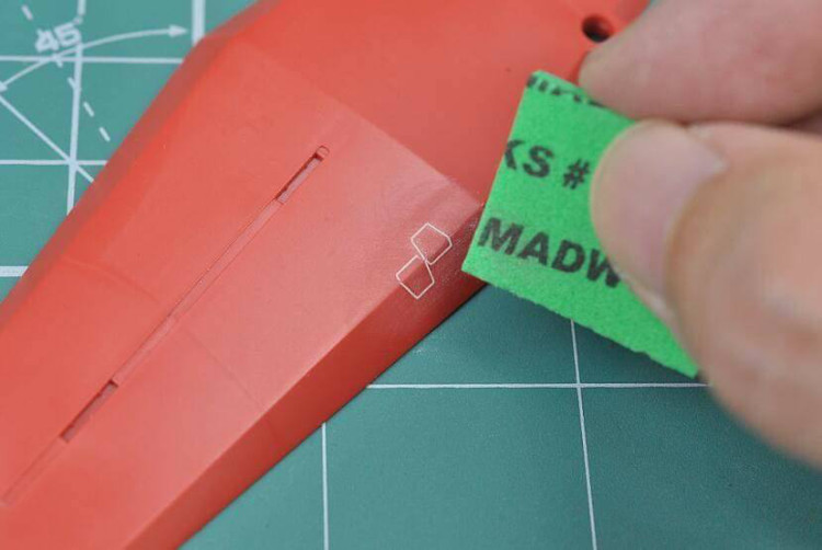 Steel Spirit AW-125 Scribing Templates / Stencil | Panel Line