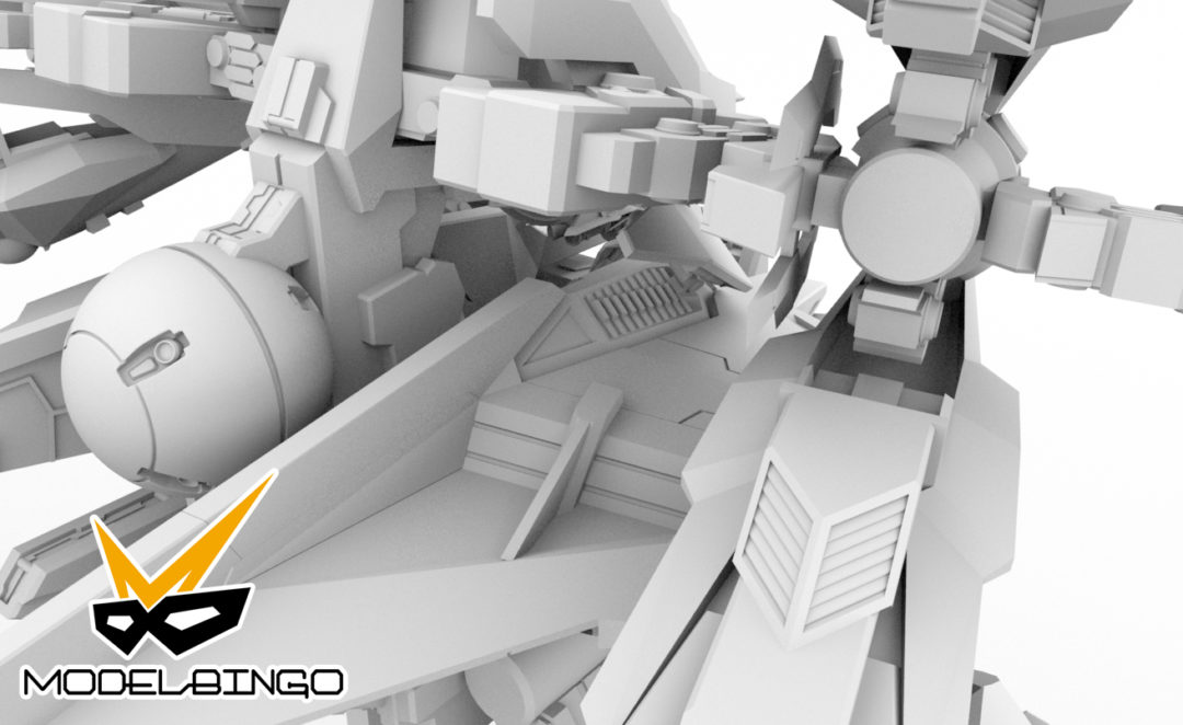 Model Bingo 1/400 RX-124 Gundam TR-6 [ Inle ] Full Resin Kit