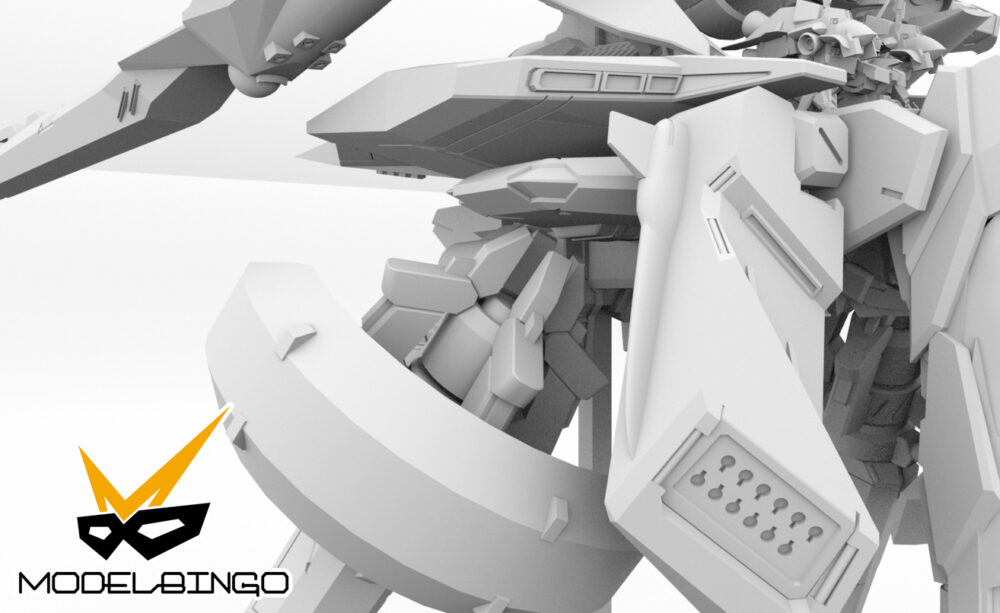 Model Bingo 1/400 RX-124 Gundam TR-6 [ Inle ] Full Resin Kit