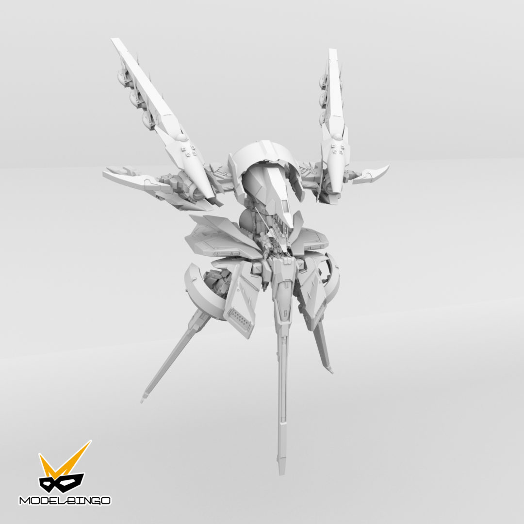 Model Bingo 1/400 RX-124 Gundam TR-6 [ Inle ] Full Resin Kit