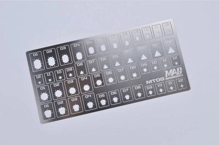 Madworks MT09 Panel Line Scribing Stencil Template Set