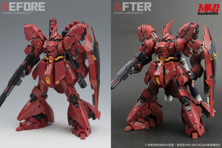 Madworks 1/144 RG Sazabi Conversion Kit (Collector Set)