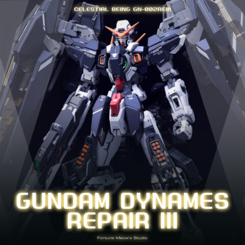 Fortune Meow's 1/100 Gundam Dynames Repair III Conversion Kit