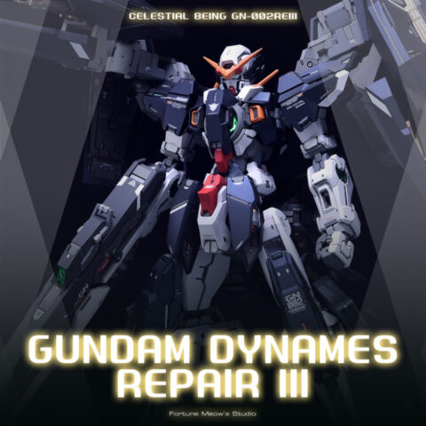 Fortune Meow's 1/100 Gundam Dynames Repair III Conversion Kit