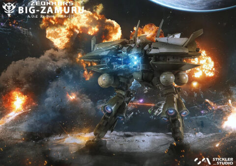 Stickler Studio 1/144 Byg-Zamuru Full Resin Kit