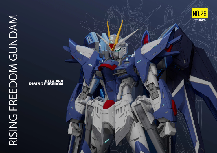 No.26 Studio 1/144 Rising Freedom Gundam Conversion Kit