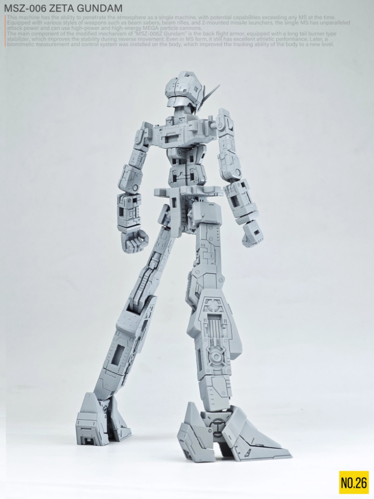 No.26 Studio 1/100 Zeta Gundam Full Resin Kit