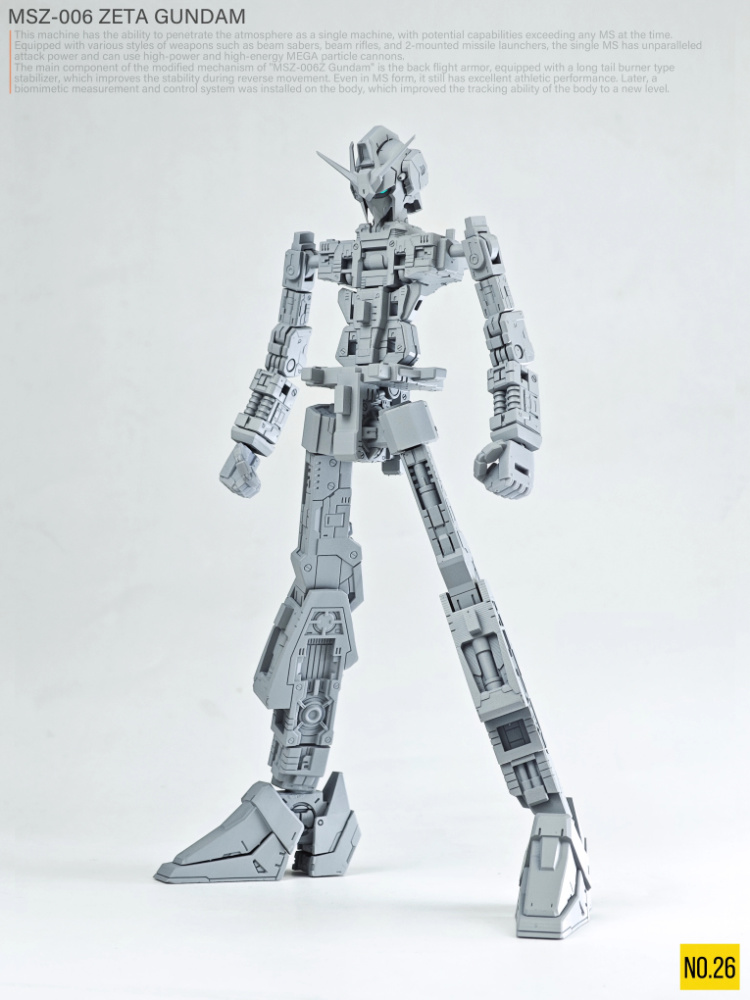 No.26 Studio 1/100 Zeta Gundam Full Resin Kit