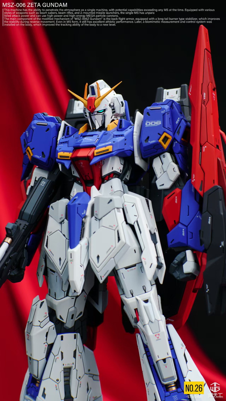 No.26 Studio 1/100 Zeta Gundam Full Resin Kit